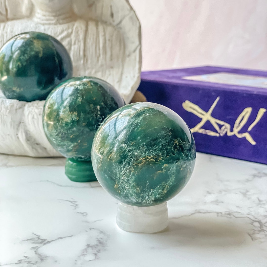 Nephrite Jade Sphere - Etsy