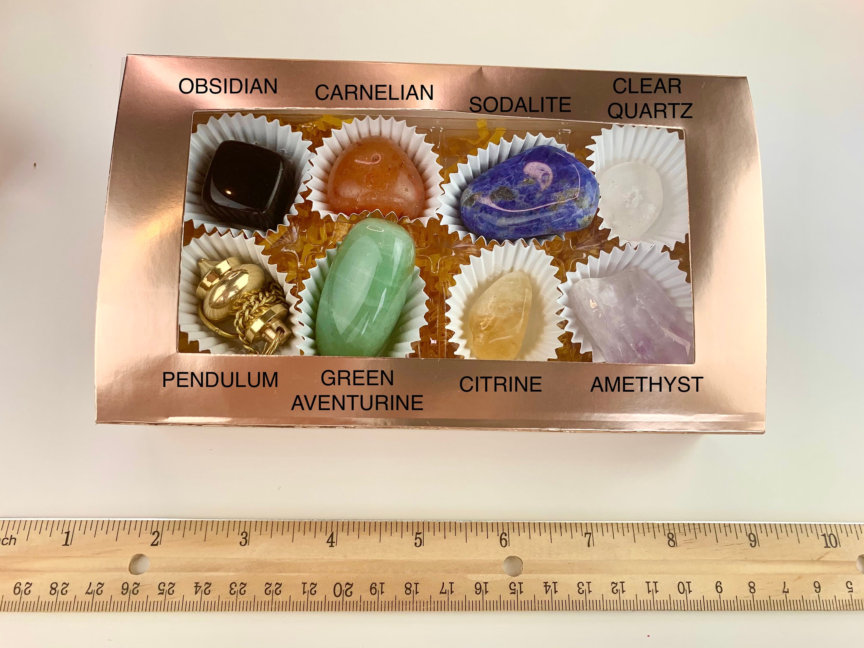CRYSTAL chocolate Box With Pendulum - Etsy