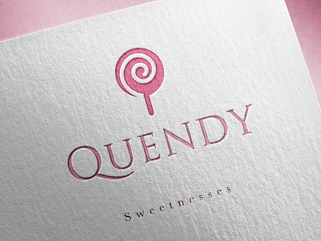 Candy Sweets, Shop Logo, Funny Logo, Customized Logo, Feminine Logo ...