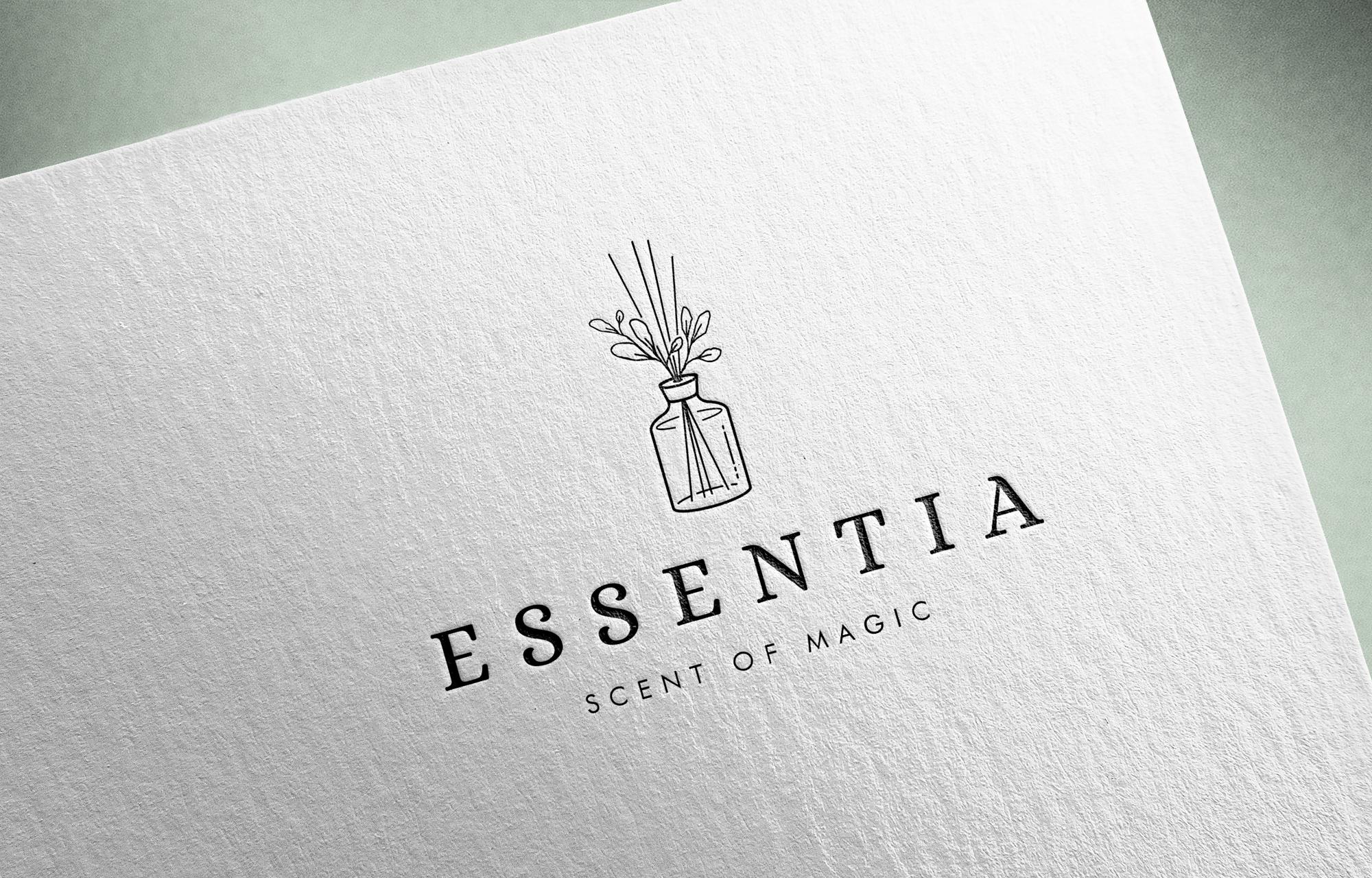 Ambient Perfume Logo Design, Small Bottle of Fragrance - Etsy