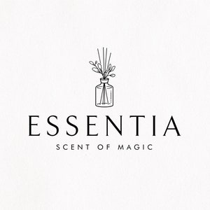 Ambient Perfume Logo Design, Small Bottle of Fragrance - Etsy