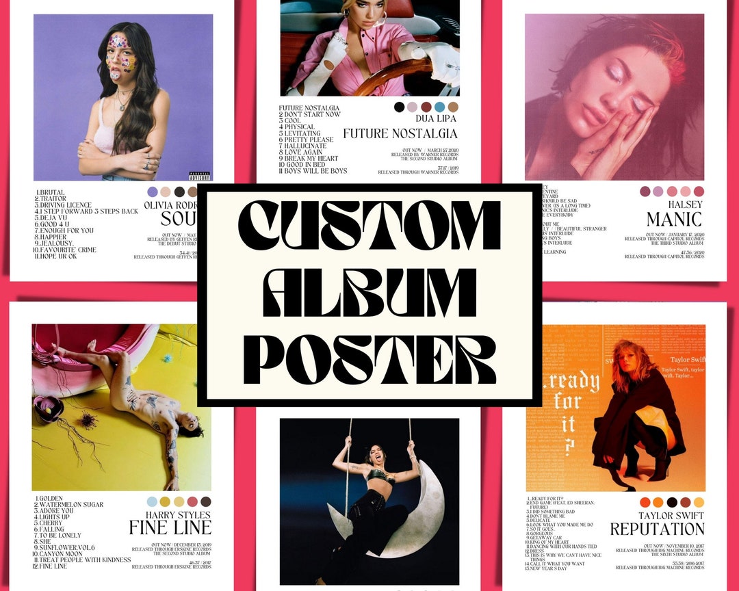 Choose Your Own Album Poster, Printable Album Cover, Digital Album Art ...