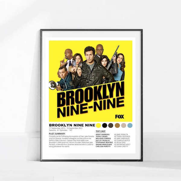 Brooklyn 99 Poster - Etsy