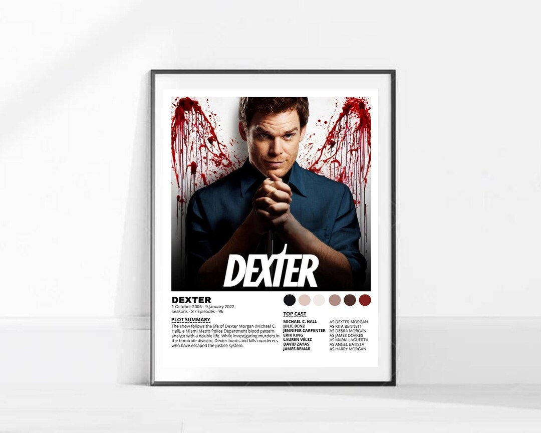 Dexter TV Poster / Dexter Poster / TV Show Poster / Poster - Etsy