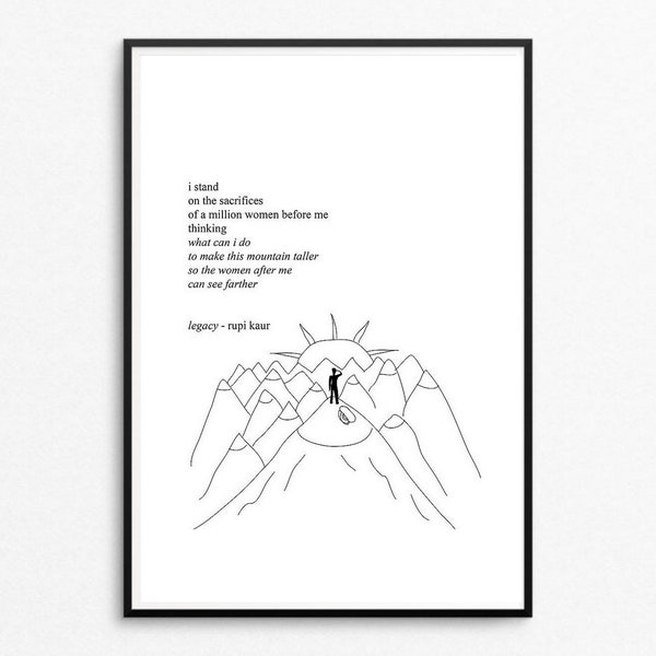 Rupi Kaur Posters - Etsy