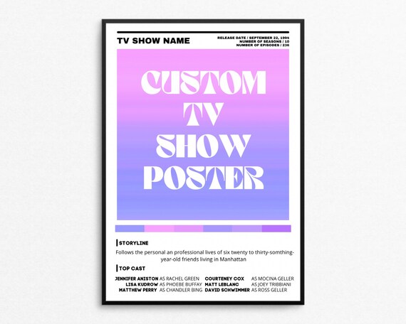 Art & Collectibles Digital Prints TV Show Poster /Home Decor Movie ...