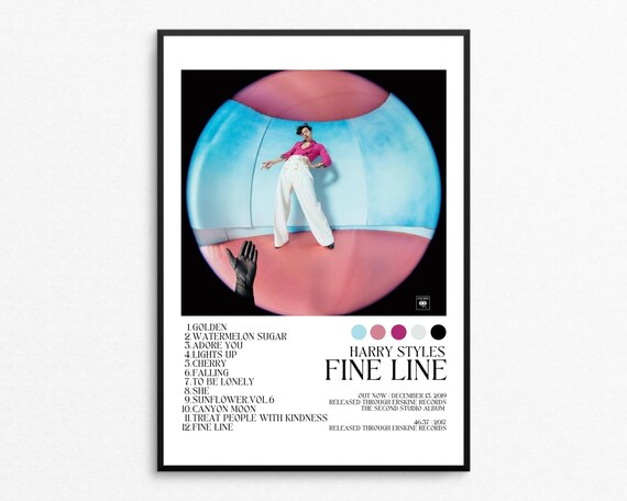 album cover posters Fineline Harry Styles poster Album Cover poster ...