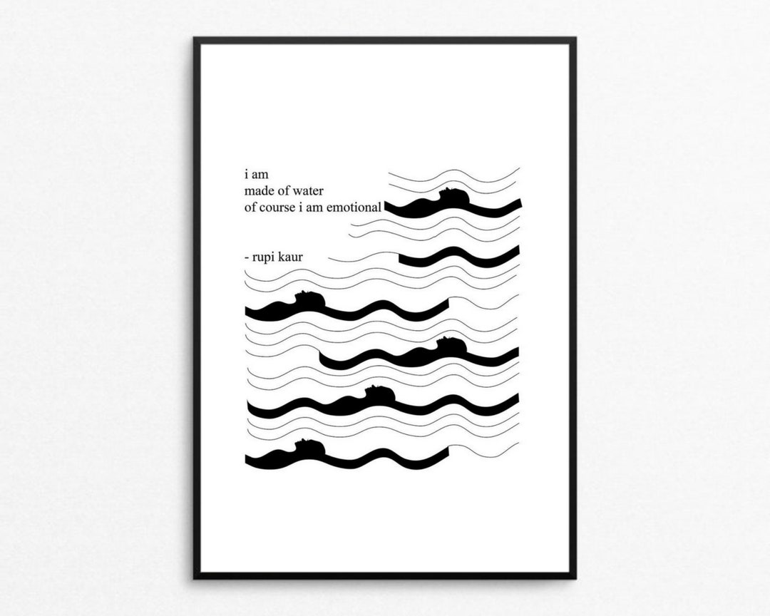 I Am Made of Water Rupi Kaur - Etsy Australia