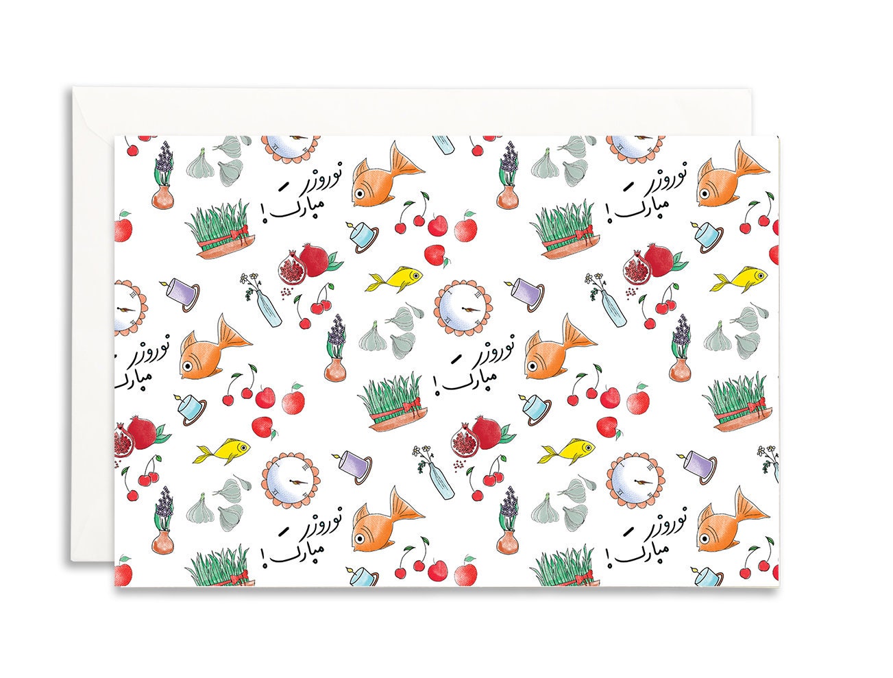 Nowruz Cards | Persian New Year Cards | Sofre Haft Seen | Eid Mobarak ...