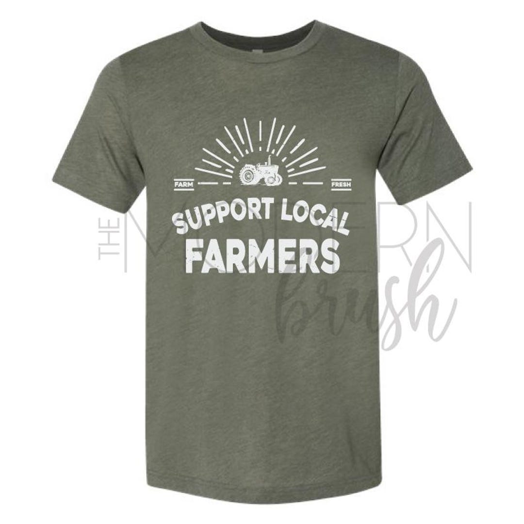 Support Local Farmers SVG, PNG, Download, Digital File, Farm, T-shirt ...
