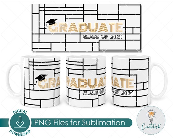 Graduate Mug Template Design Mug Design for Sublimation | Etsy