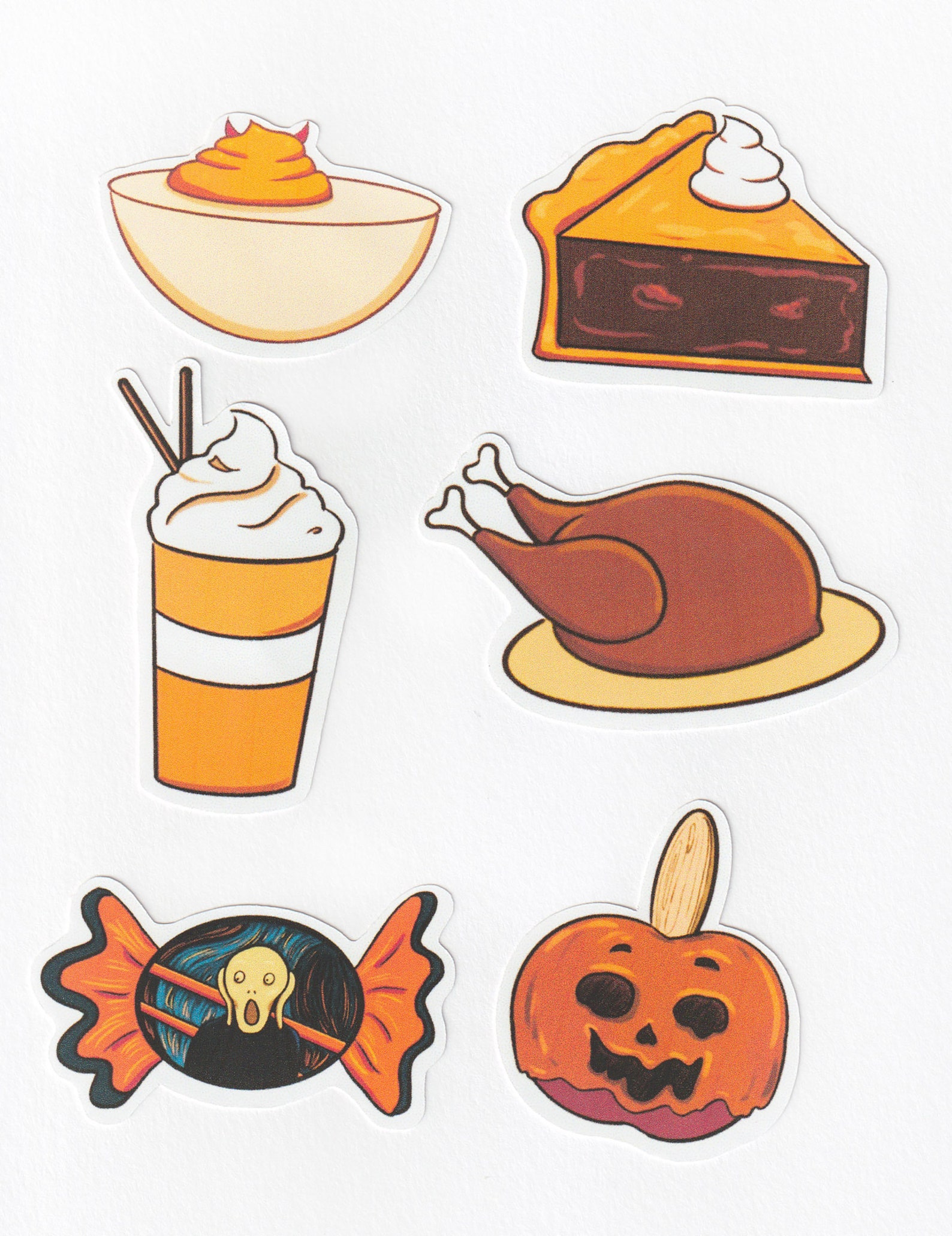 Bone Appetite Sticker Set 6 - Etsy.de