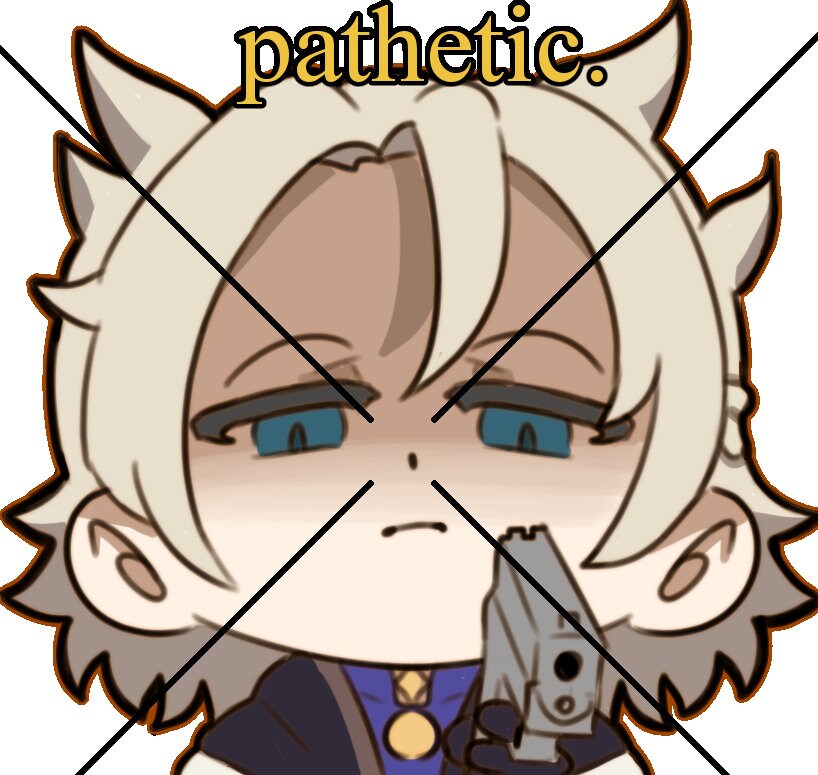 Albedo Genshin Impact Emote/Sticker para Discord y Twitch - Etsy México
