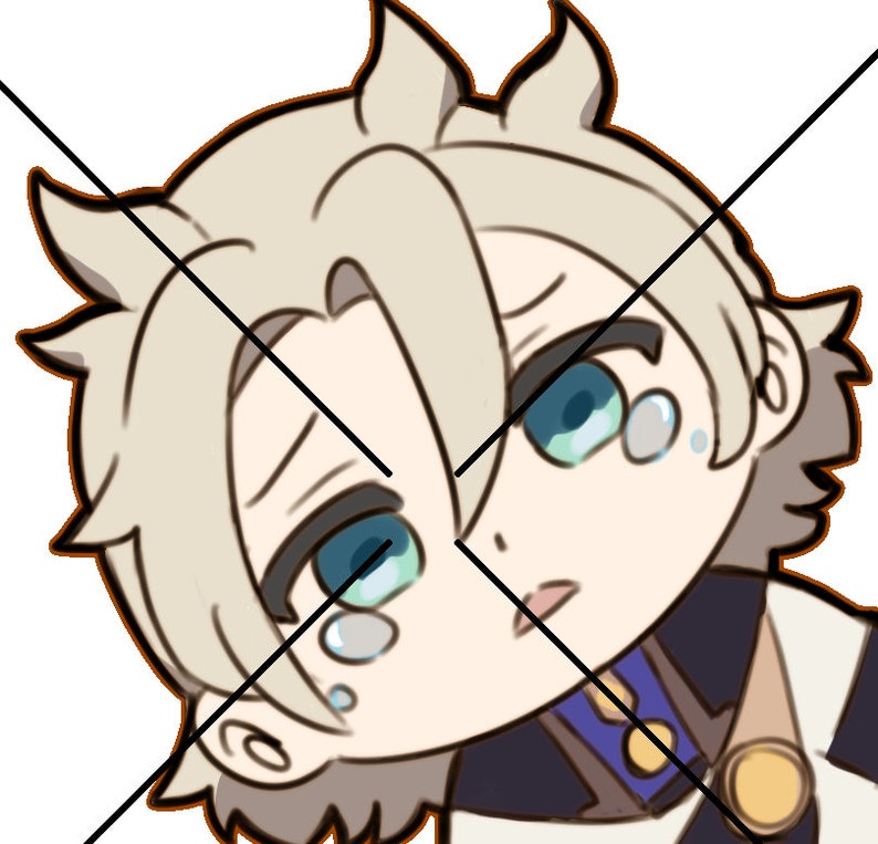 Albedo Genshin Impact Emote/sticker for Discord and Twitch - Etsy