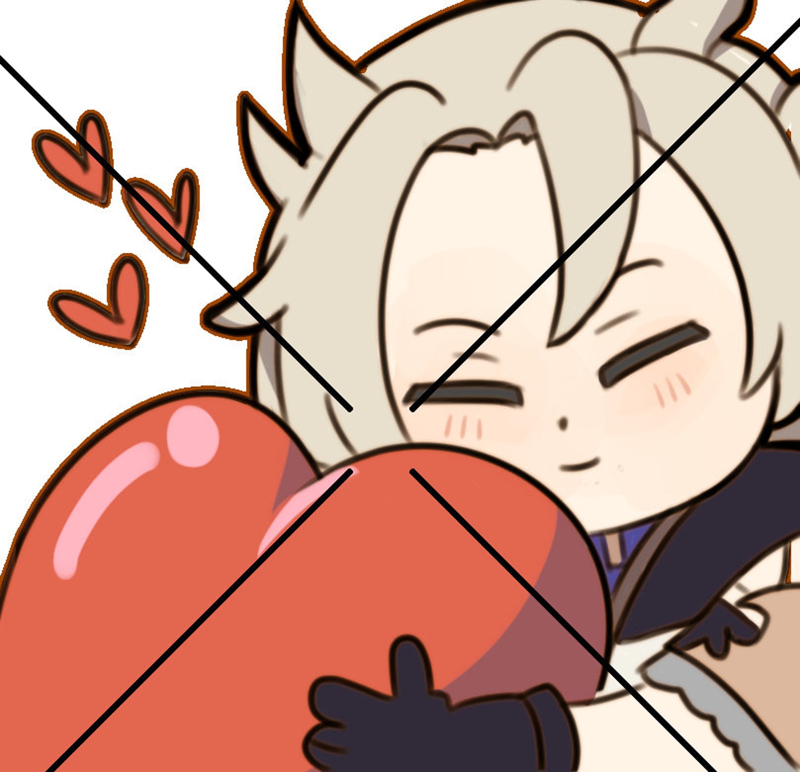 Albedo Genshin Impact Emote/sticker for Discord and Twitch - Etsy