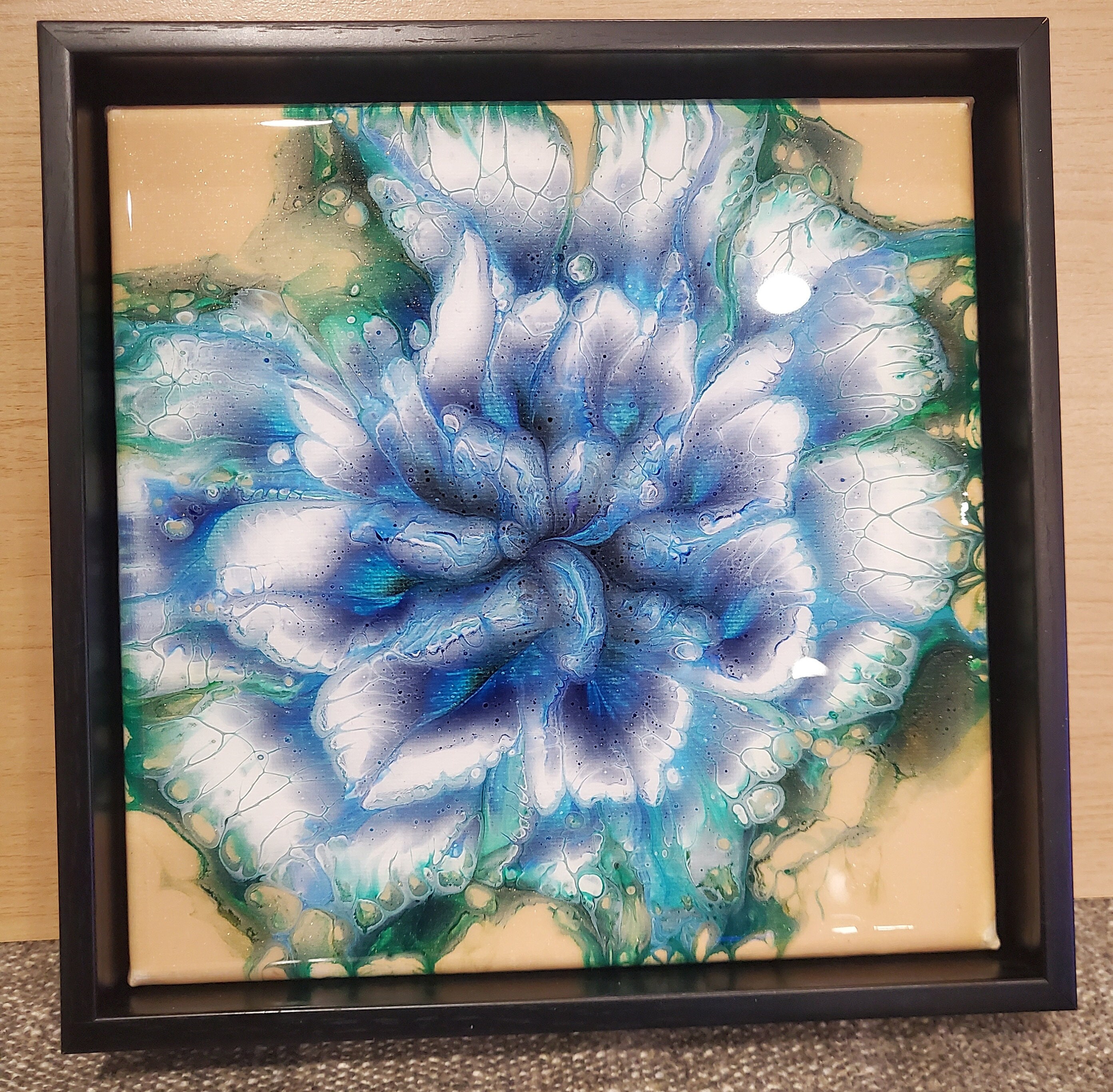 Acrylic Pour - Fiona Flower Technique - Etsy