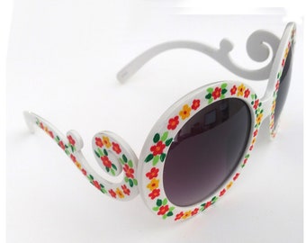 Painted Sunglasses - Etsy