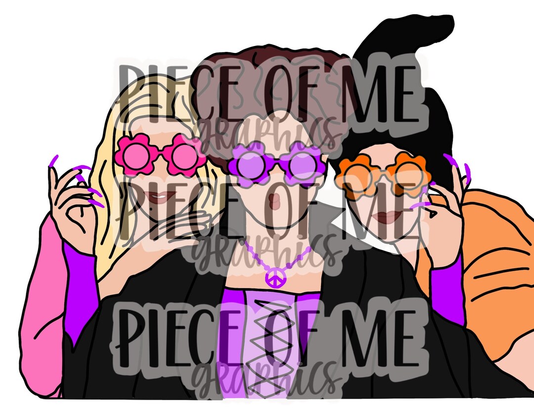 Sanderson Sisters Sub - Hocus Pocus Sublimation File - Halloween Sub ...