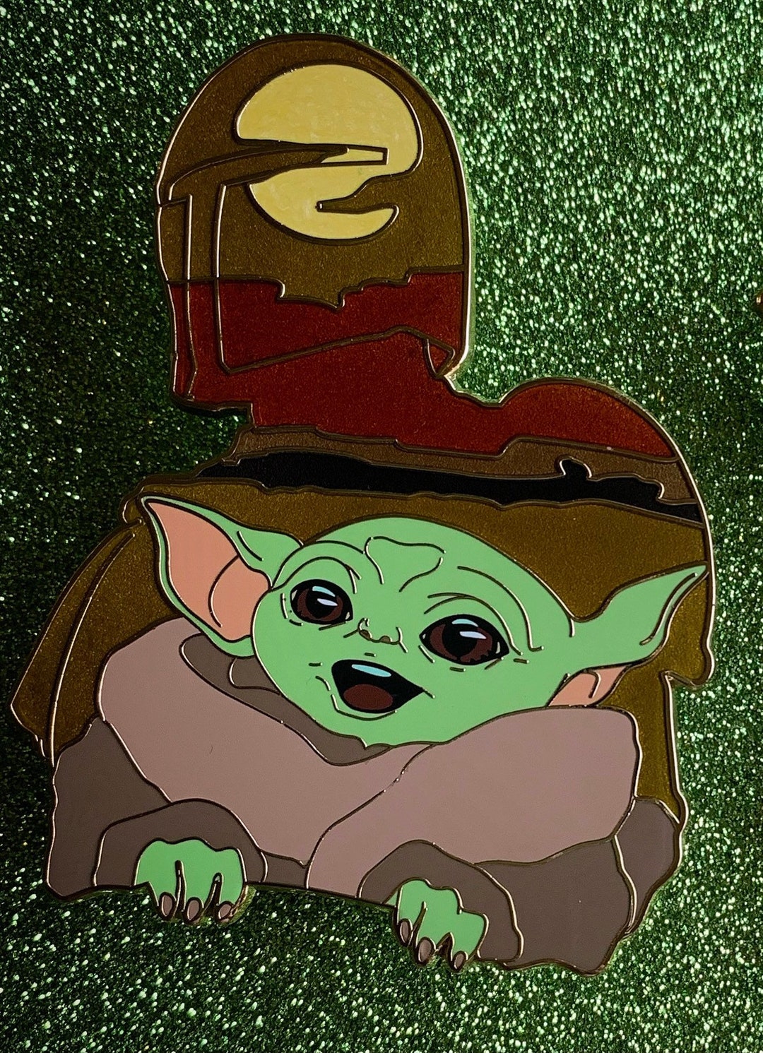 Grogu Mando Silhouette Pin B Grade - Etsy