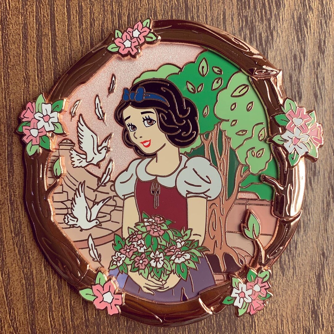 Snow White Natural Beauty Pin - Etsy