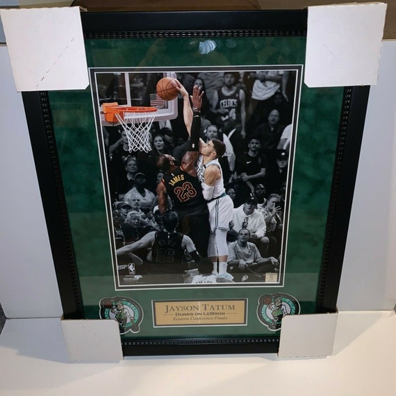 Jayson Tatum Photo Custom Framed to 16x20 Dunks Over | Etsy