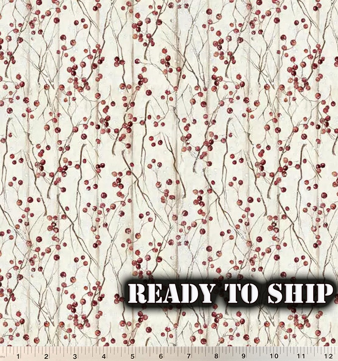 LOW STOCK Licensed Susan Winget Winter Berries, Christmas Holiday ...