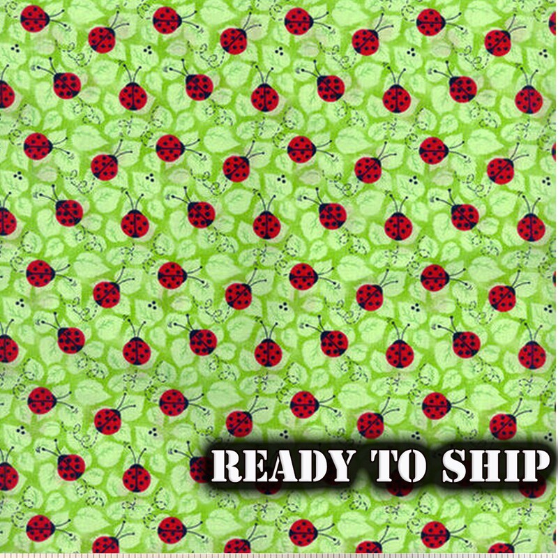 Ladybug Fabric - Etsy