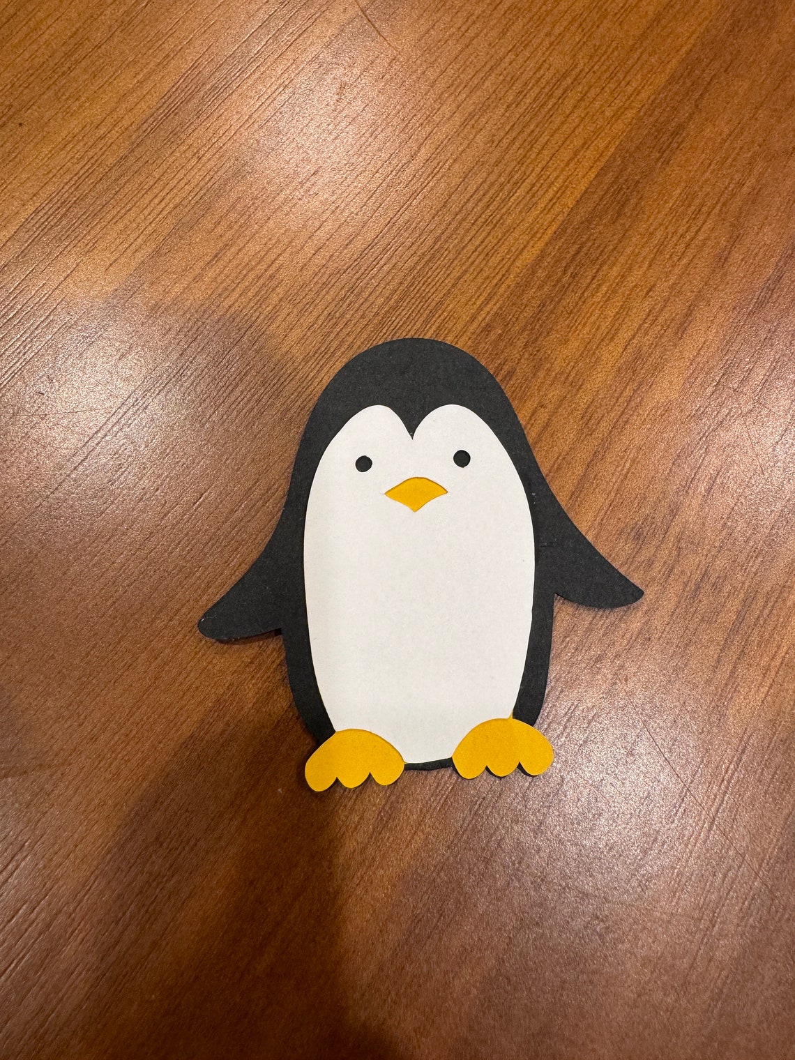 Layered Paper Penguin Die Cuts: Handmade Cardstock Embellishments (set ...