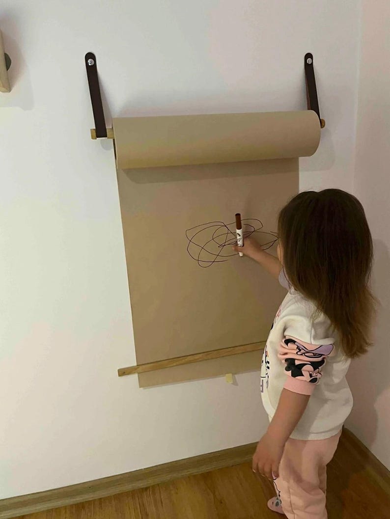 Wall Mounted Paper Roll Creative Drawing Space for Kids Encourages ...