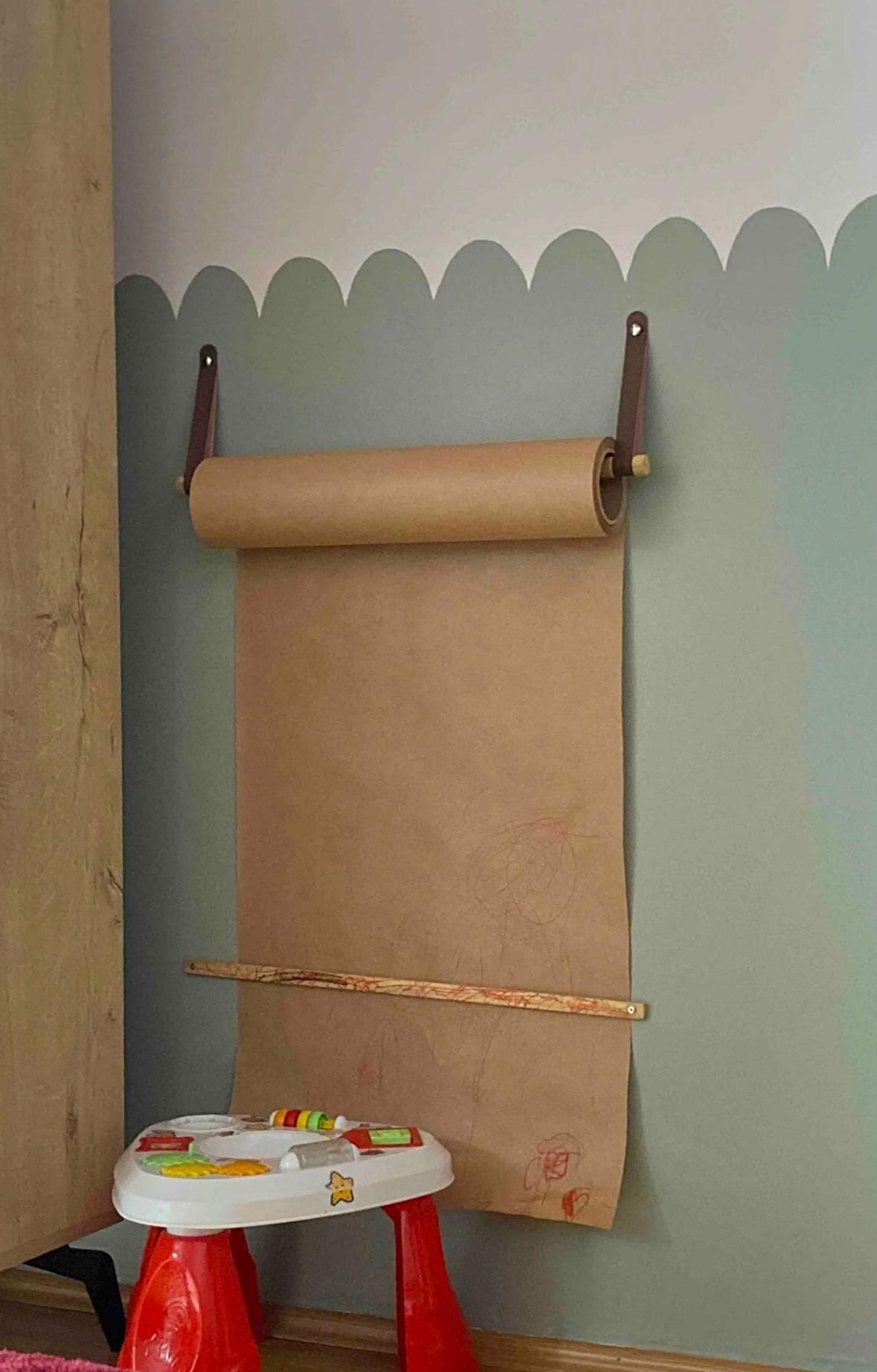 Wall Mounted Paper Roll Creative Drawing Space for Kids Encourages ...