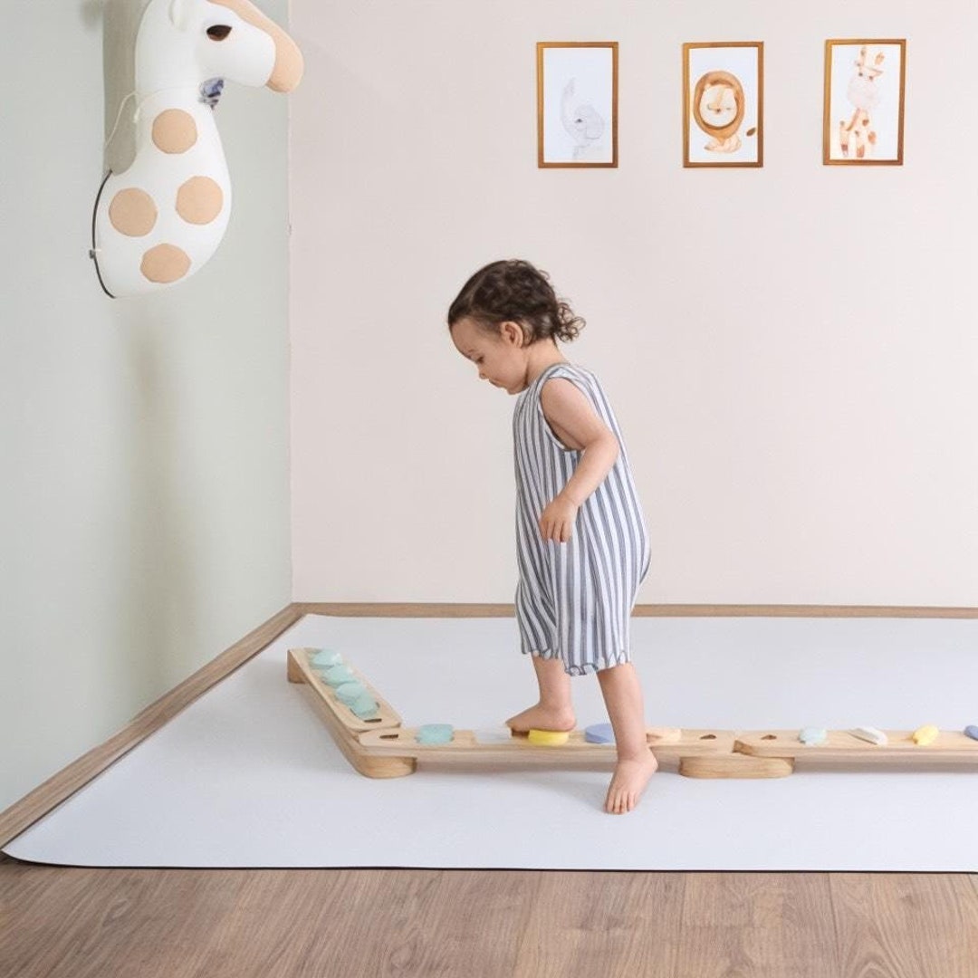Wooden Montessori Balance Beam,montessori Balance Board, Balance Board ...