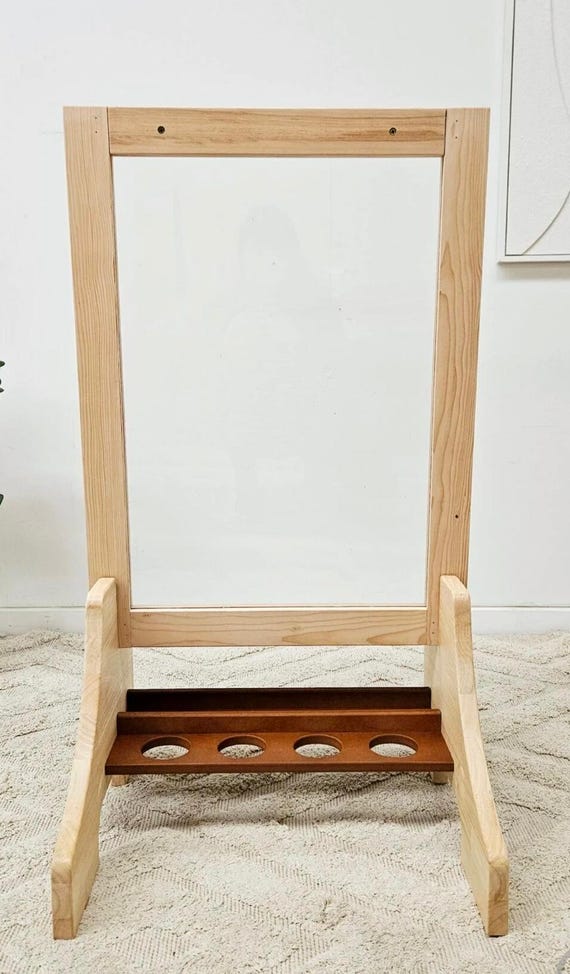 Giant Double-Sided Giant Plexiglass Art Easel – 51" Tall Indoor/Outdoor ...