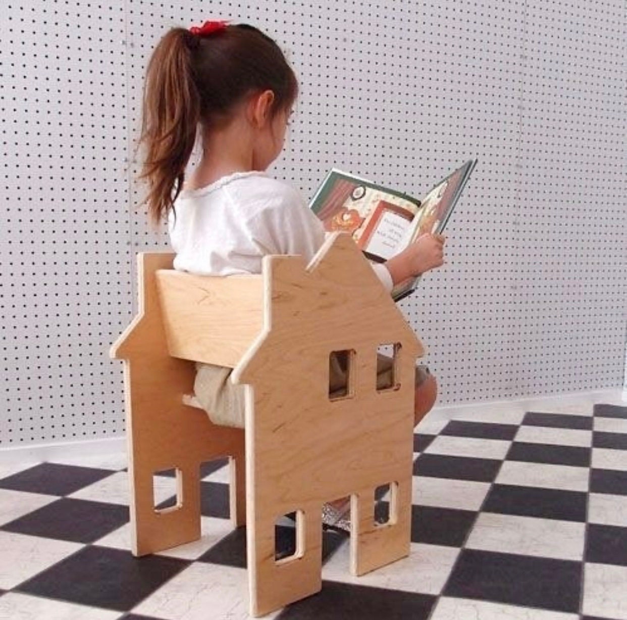 Playhouse and Chair for Kids Imagination Toy Organic, Wooden Toys ...