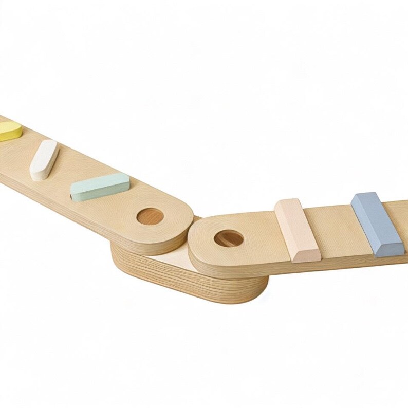 Wooden Montessori Balance Beam,montessori Balance Board, Balance Board ...