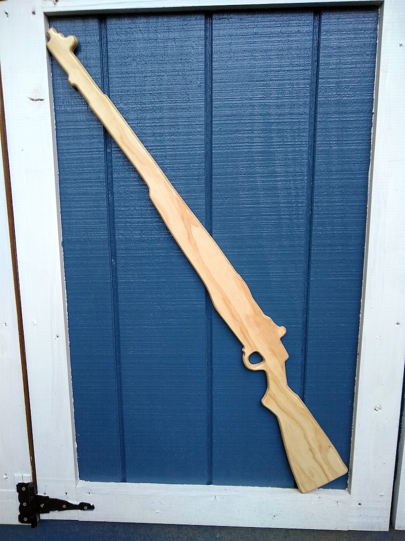 Wooden Toy M1 Garand Riffle life-size Hand Made in the USA - Etsy Norway