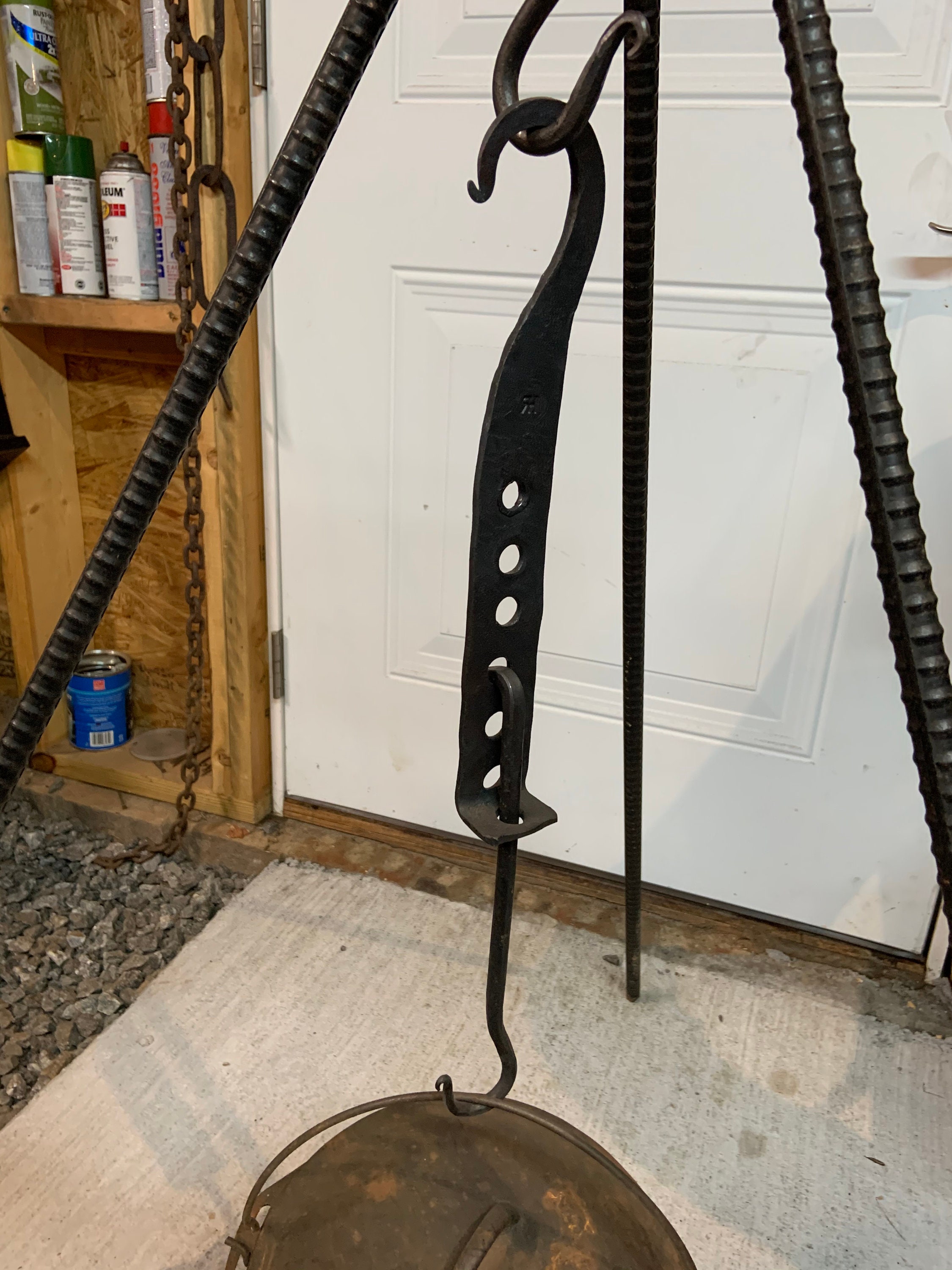 Hand Forged Trammel Hook - Etsy