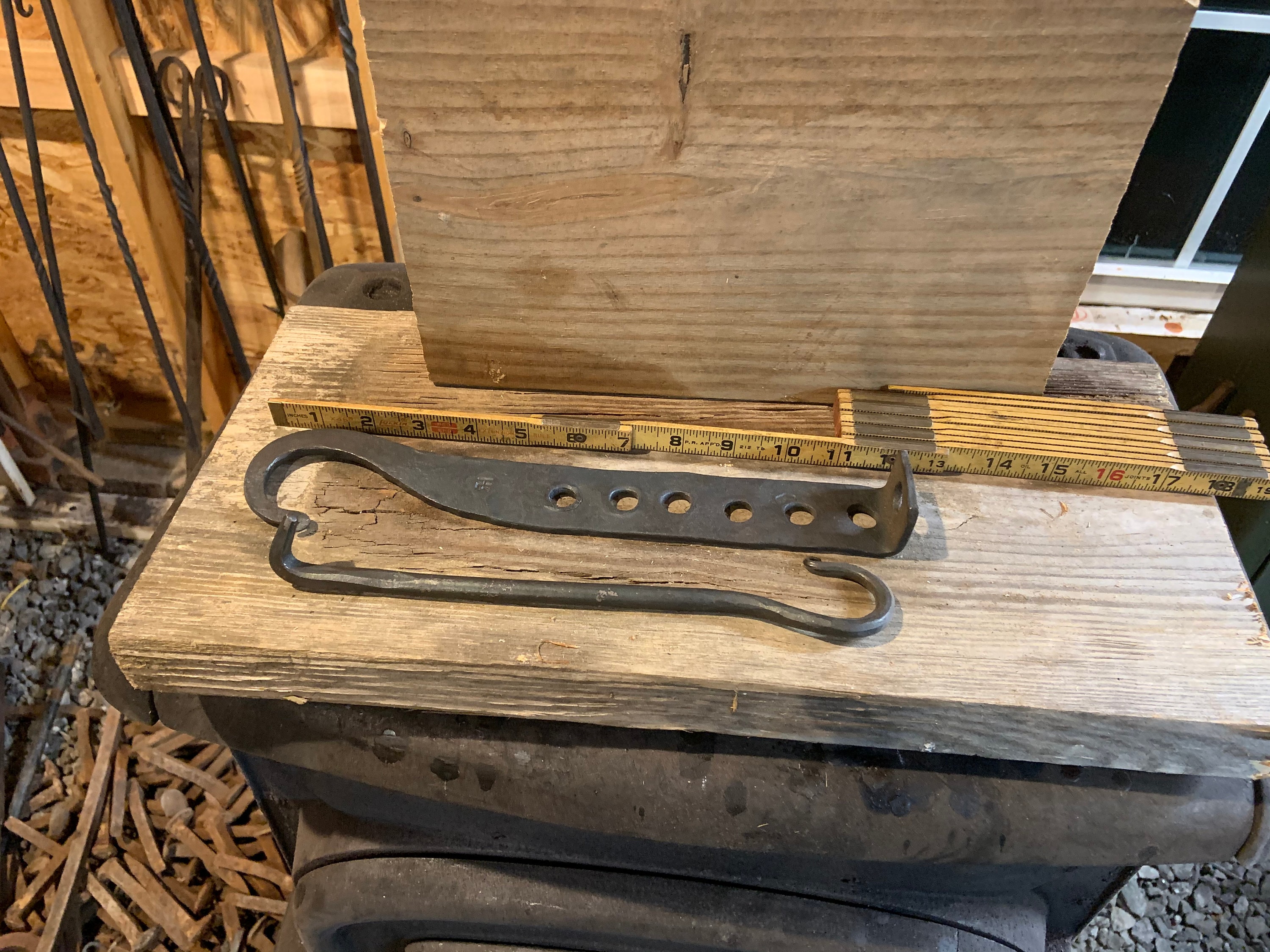 Hand Forged Trammel Hook - Etsy