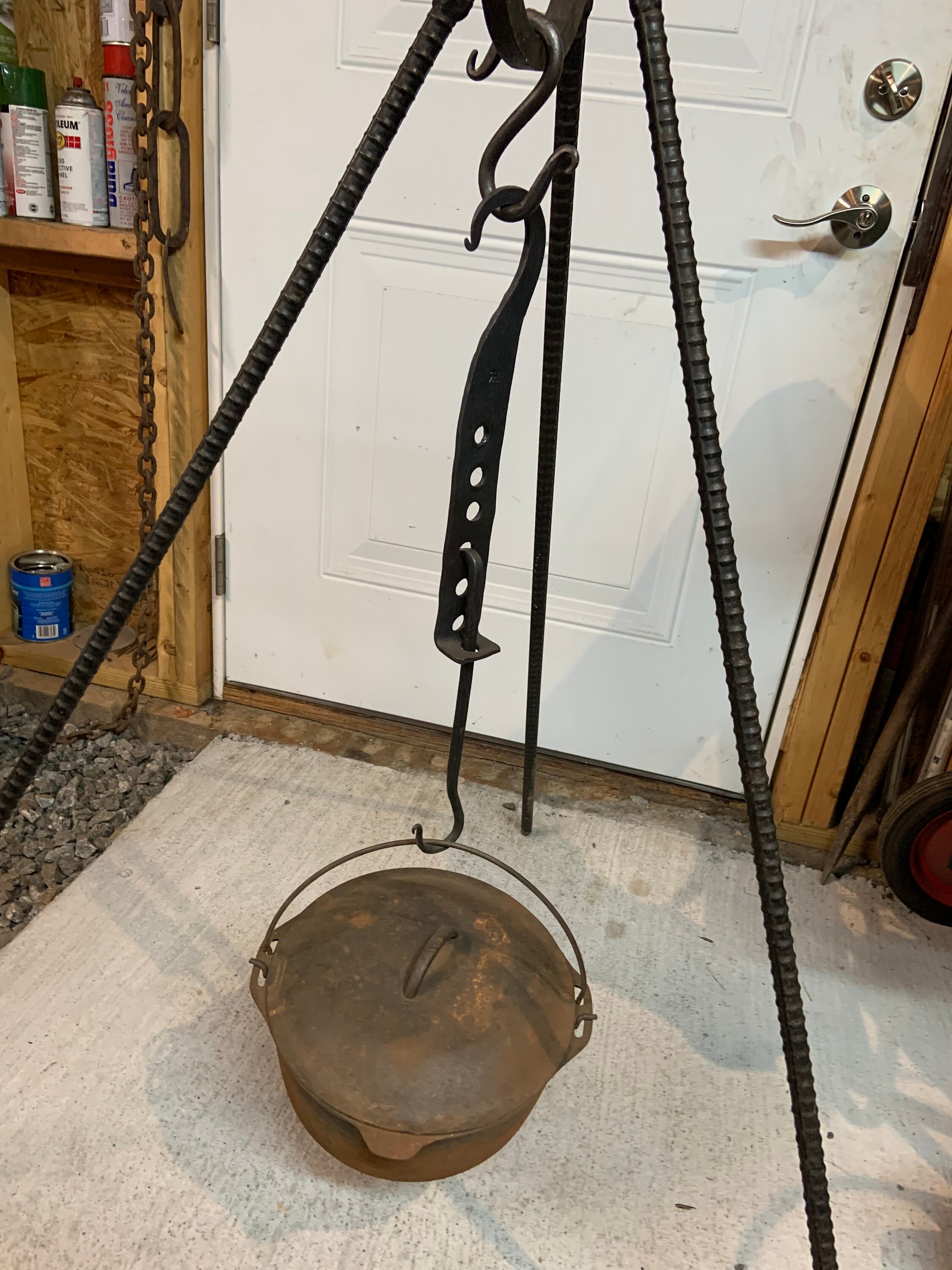 Hand Forged Trammel Hook - Etsy