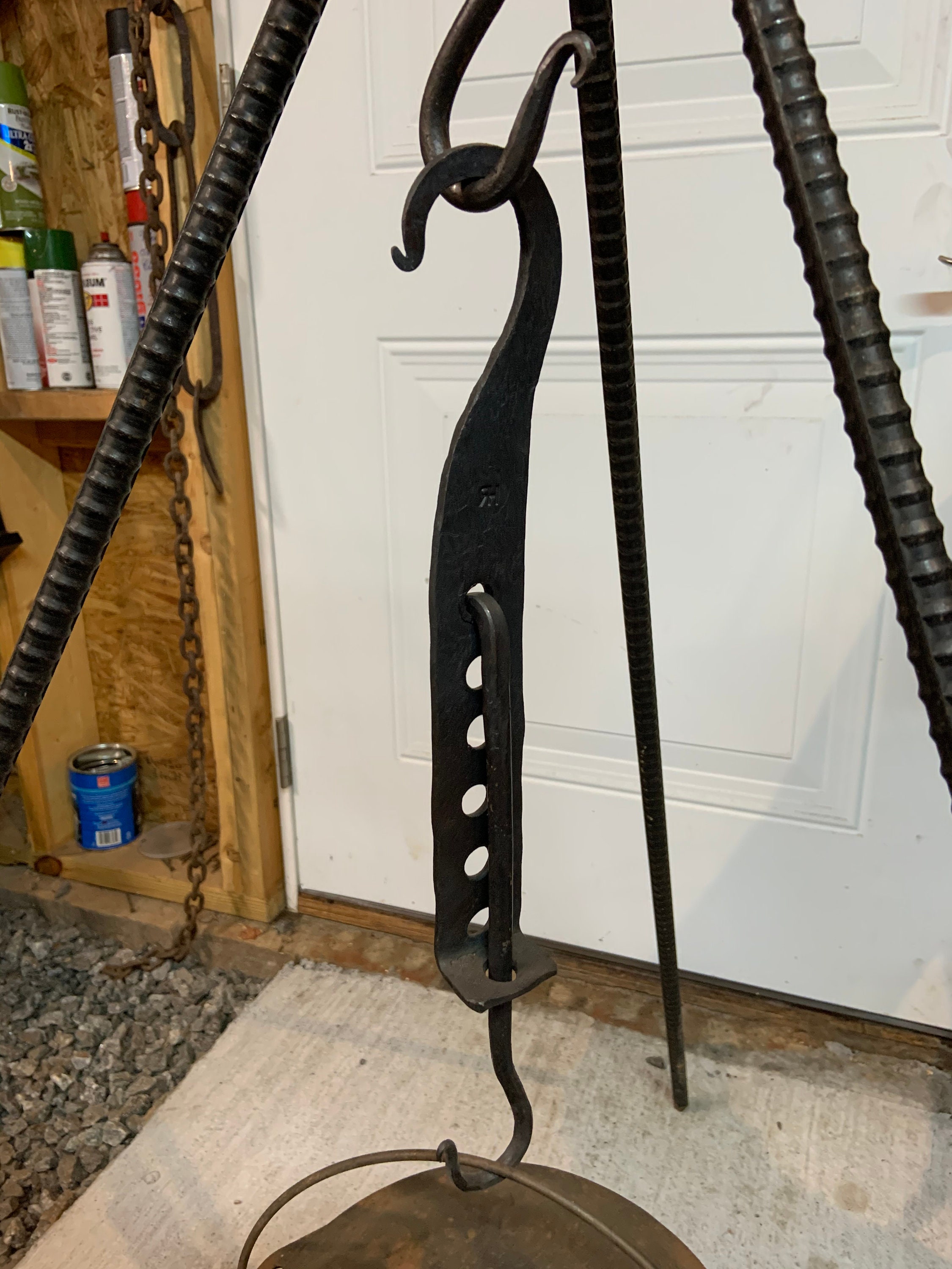 Hand Forged Trammel Hook - Etsy