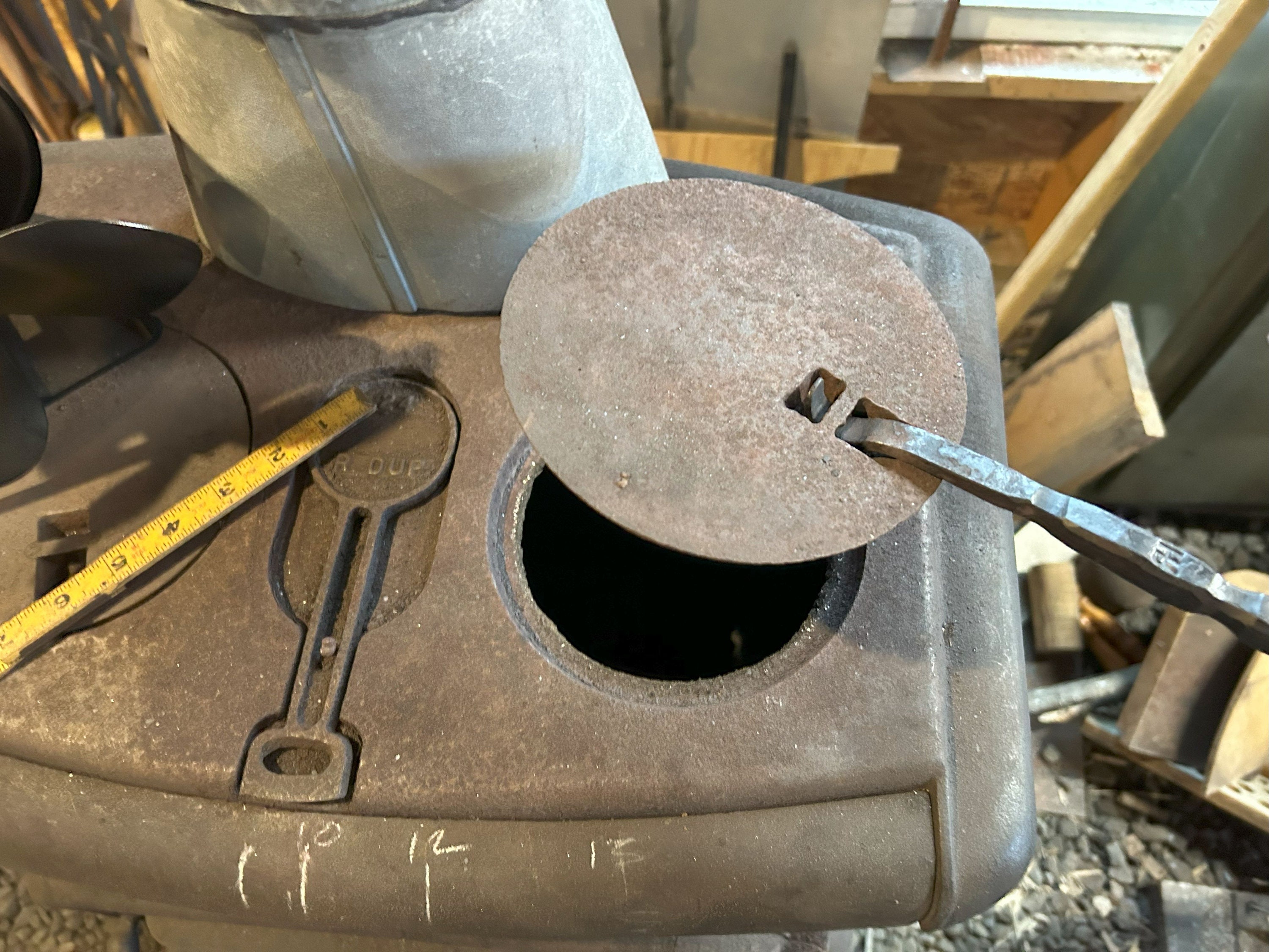 Hand Forged Wood Stove Eye Lifter - Etsy