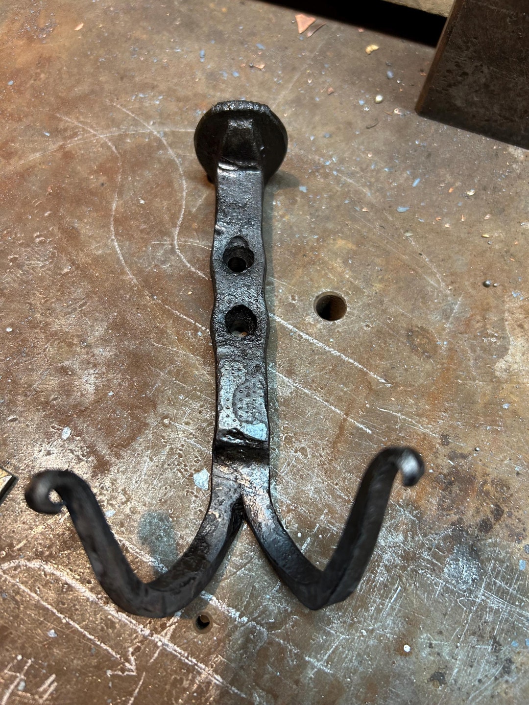 Double Hooked Railroad Spike - Etsy