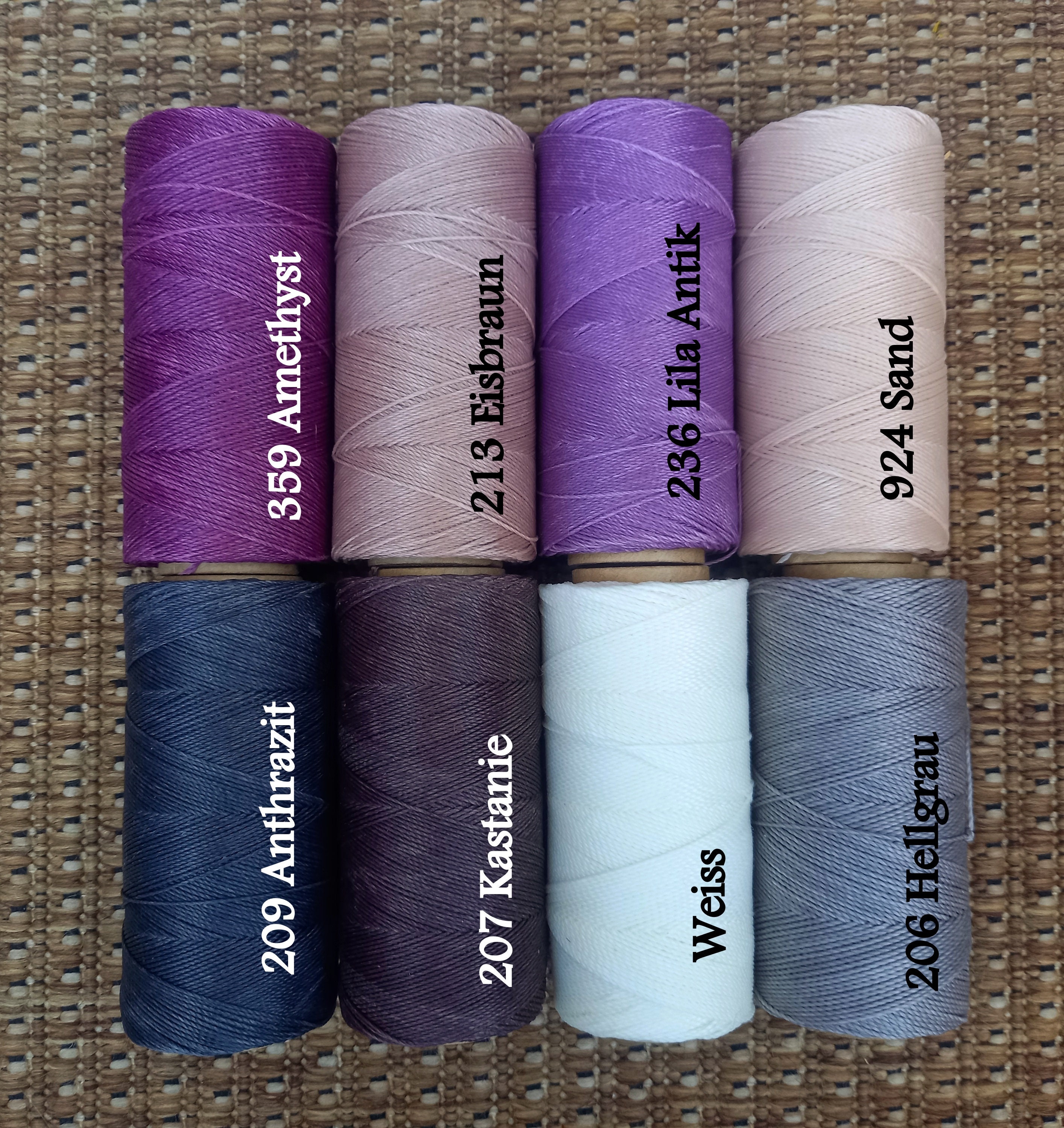 5m/10m /20m 075mm gewachstes Makramee Garn Linhasita - Etsy Schweiz