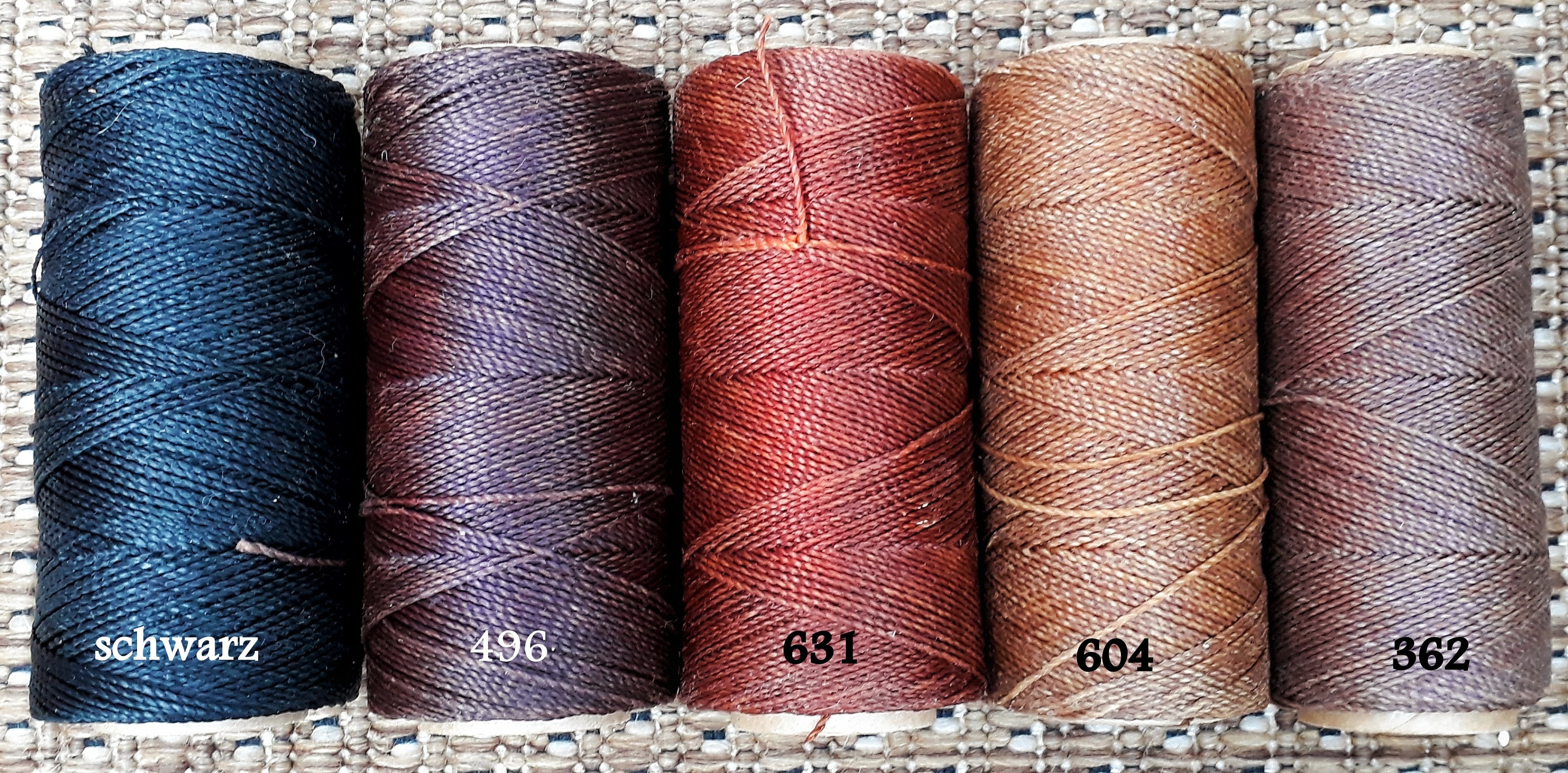 5m /10m /20m 1mm gewachstes Makramee Garn Linhasita Makramee - Etsy