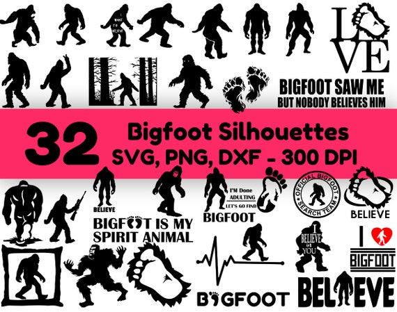 Finding Bigfoot Clipart