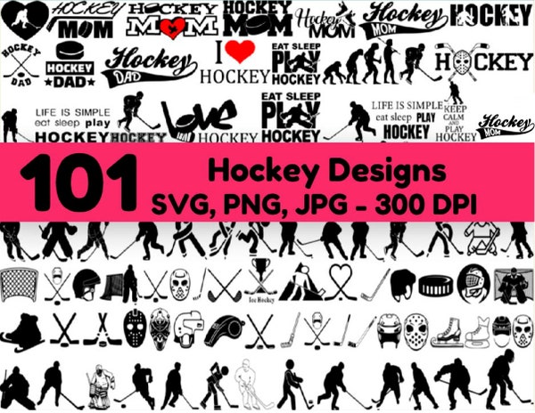 6 Graphic Hockey Girl SVG Digital File Hockey Players Womens - Etsy Canada