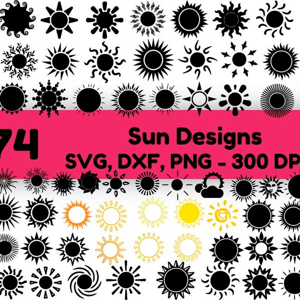 Sun Svg - Etsy
