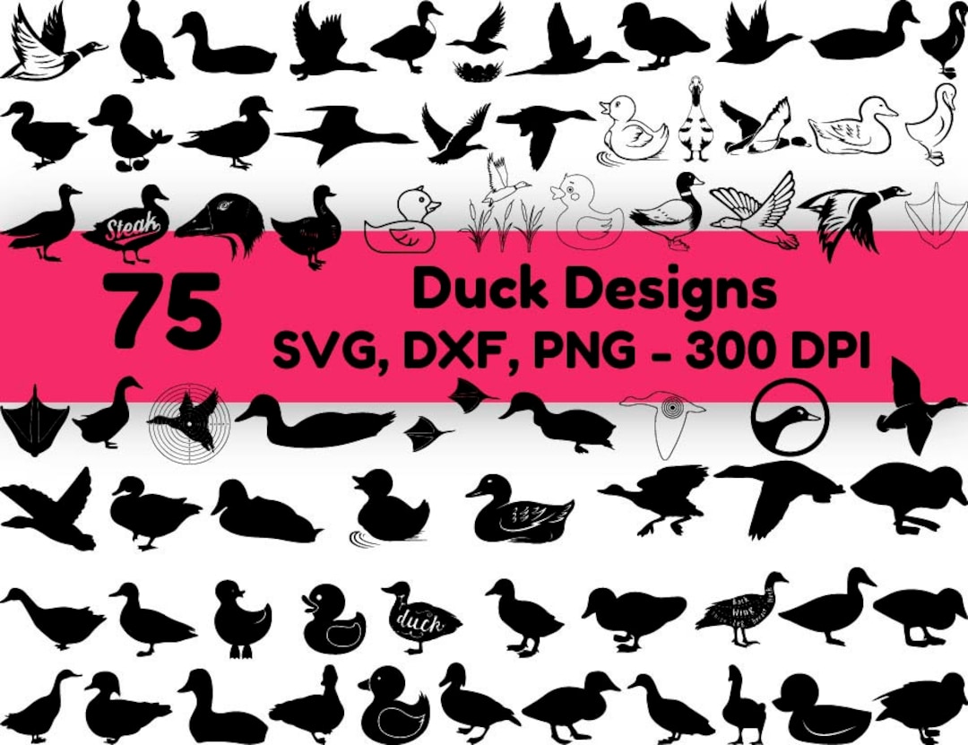 75 Duck Mega SVG Bundle Duck Cut File Duck Vector Duck - Etsy UK