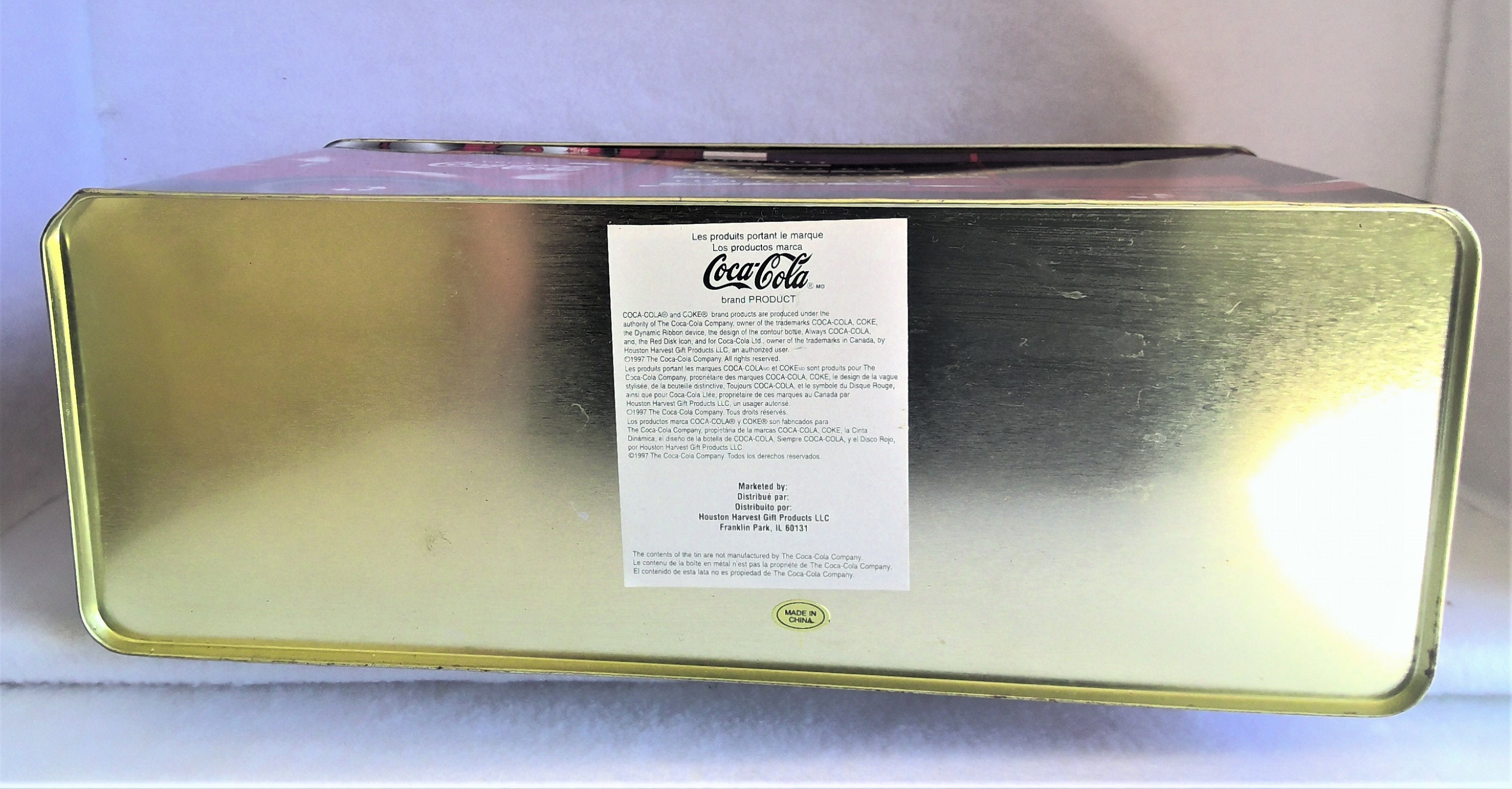 Coca-cola Popcorn Bus Tin - Etsy