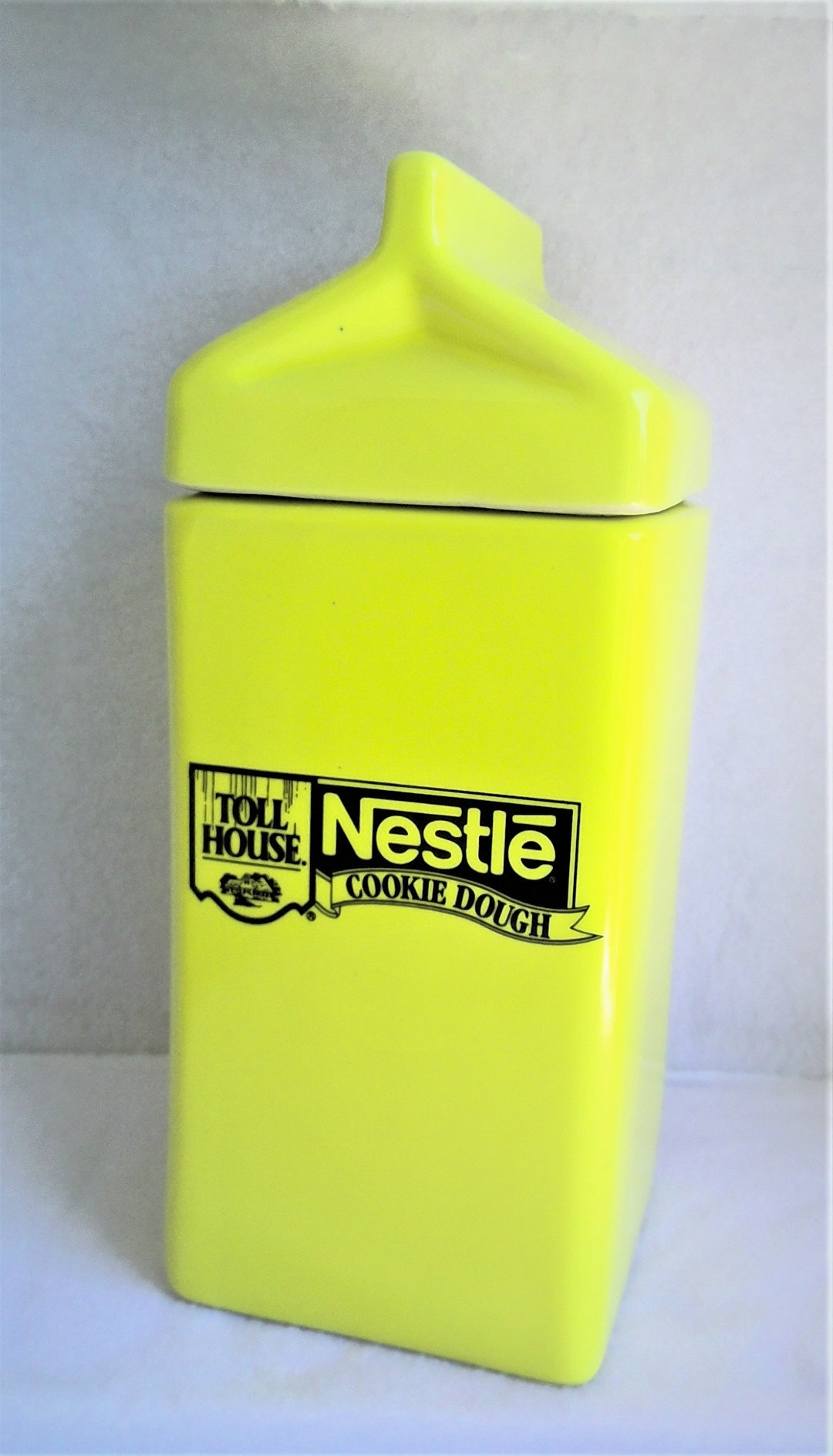 Vintage Nestle Toll House Milk Container Cookie Jar - Etsy