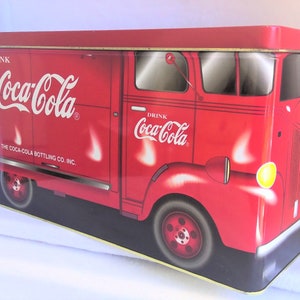 Coca-cola Popcorn Bus Tin - Etsy